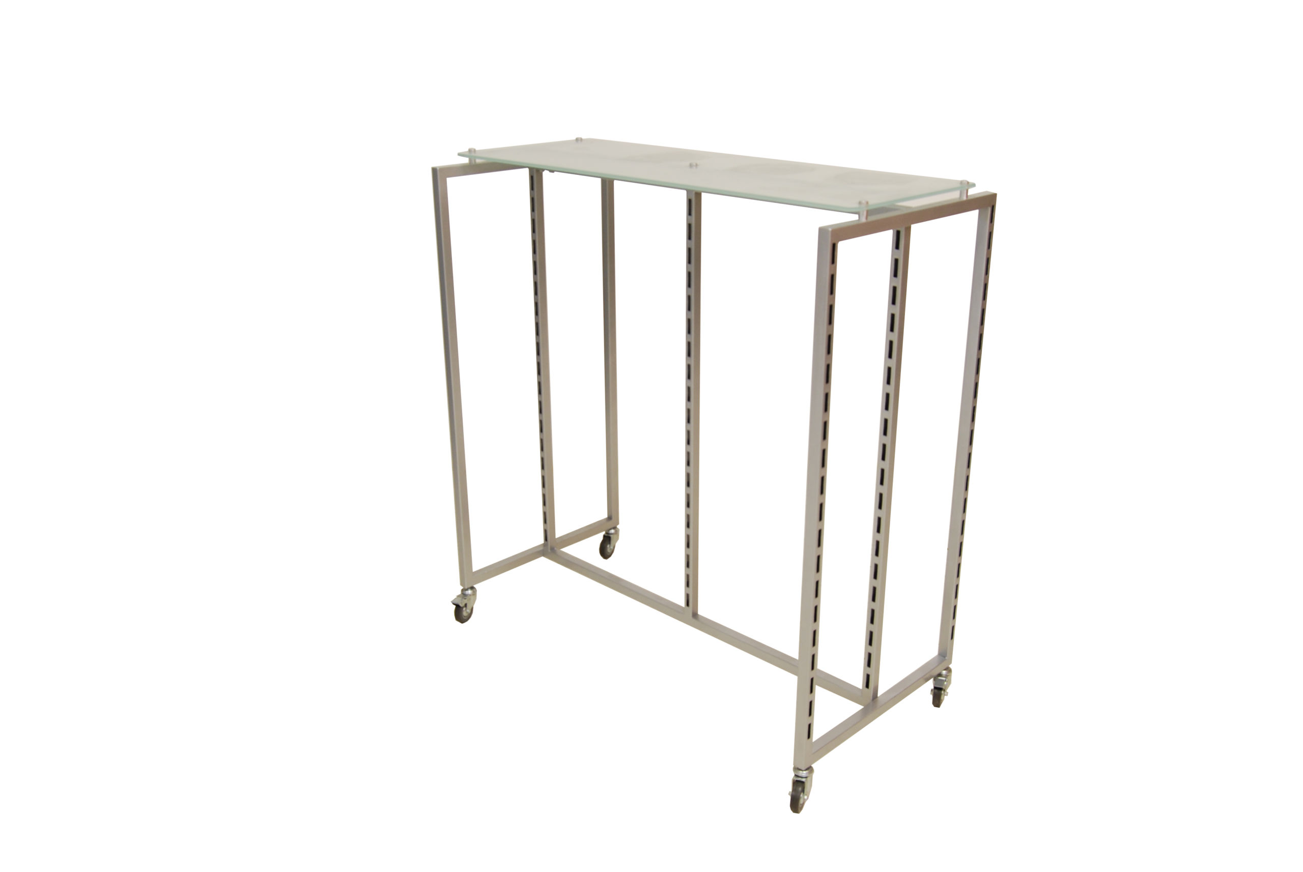 H Rack 1200 Silver P/Coat | GA RETAIL SOLUTIONS