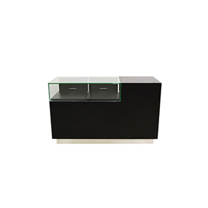 POS COUNTER - BLACK 1200mm | GA RETAIL SOLUTIONS