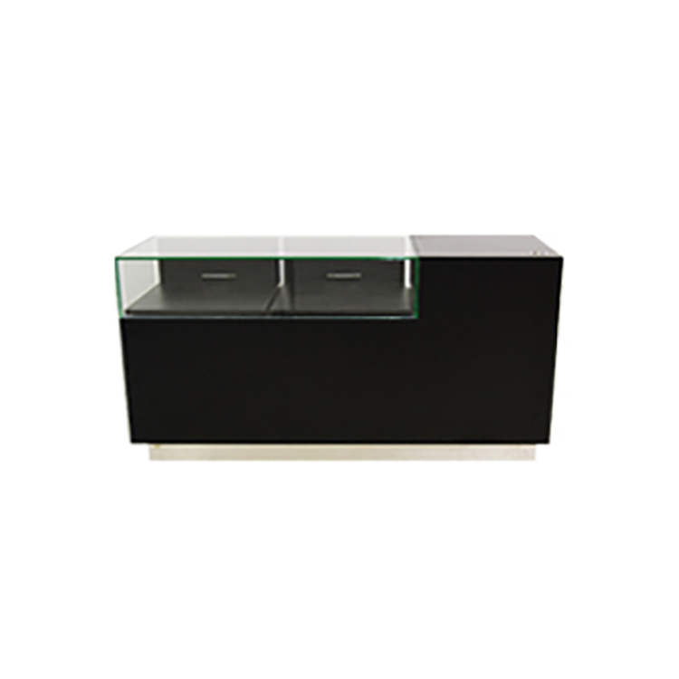 POS COUNTER - BLACK 1500mm | GA RETAIL SOLUTIONS