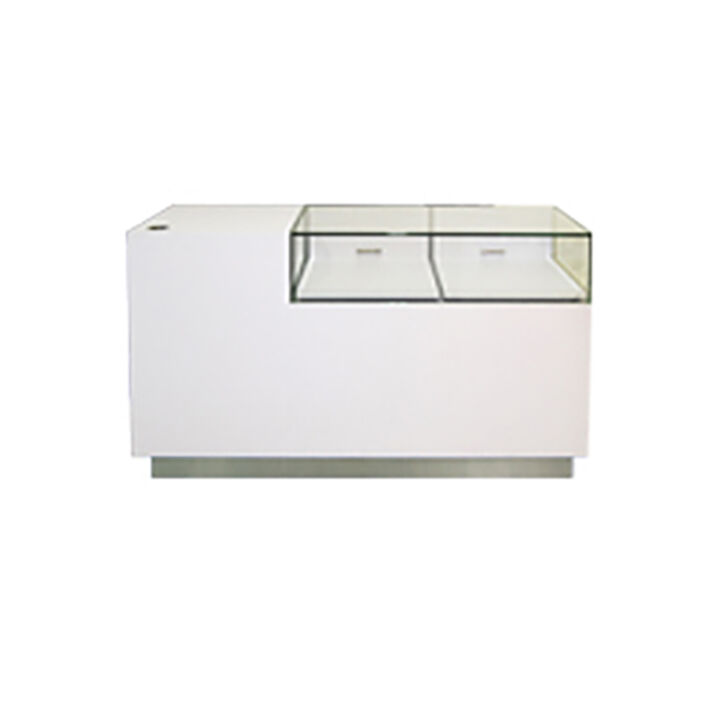POS COUNTER - WHITE 1500mm | GA RETAIL SOLUTIONS