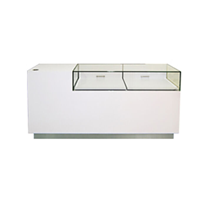 POS COUNTER - WHITE 1800mm | GA RETAIL SOLUTIONS
